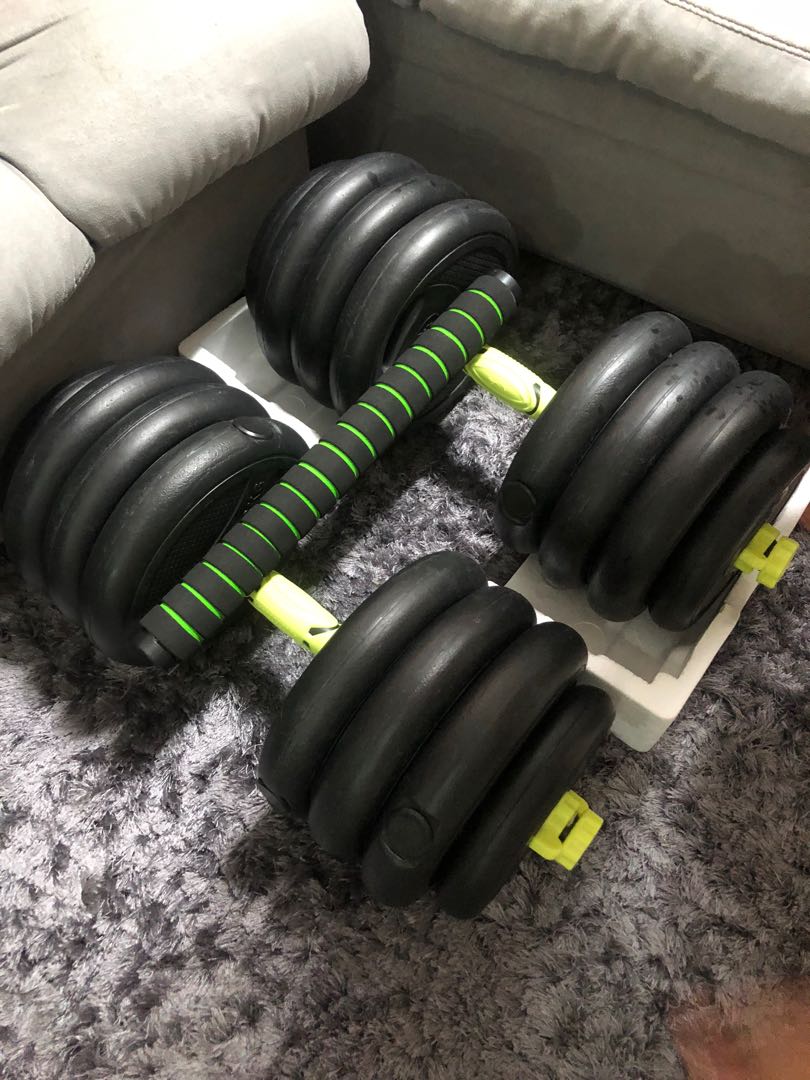 40kg dumb bell/ bar bell, Sports Equipment, Exercise & Fitness, Weights ...