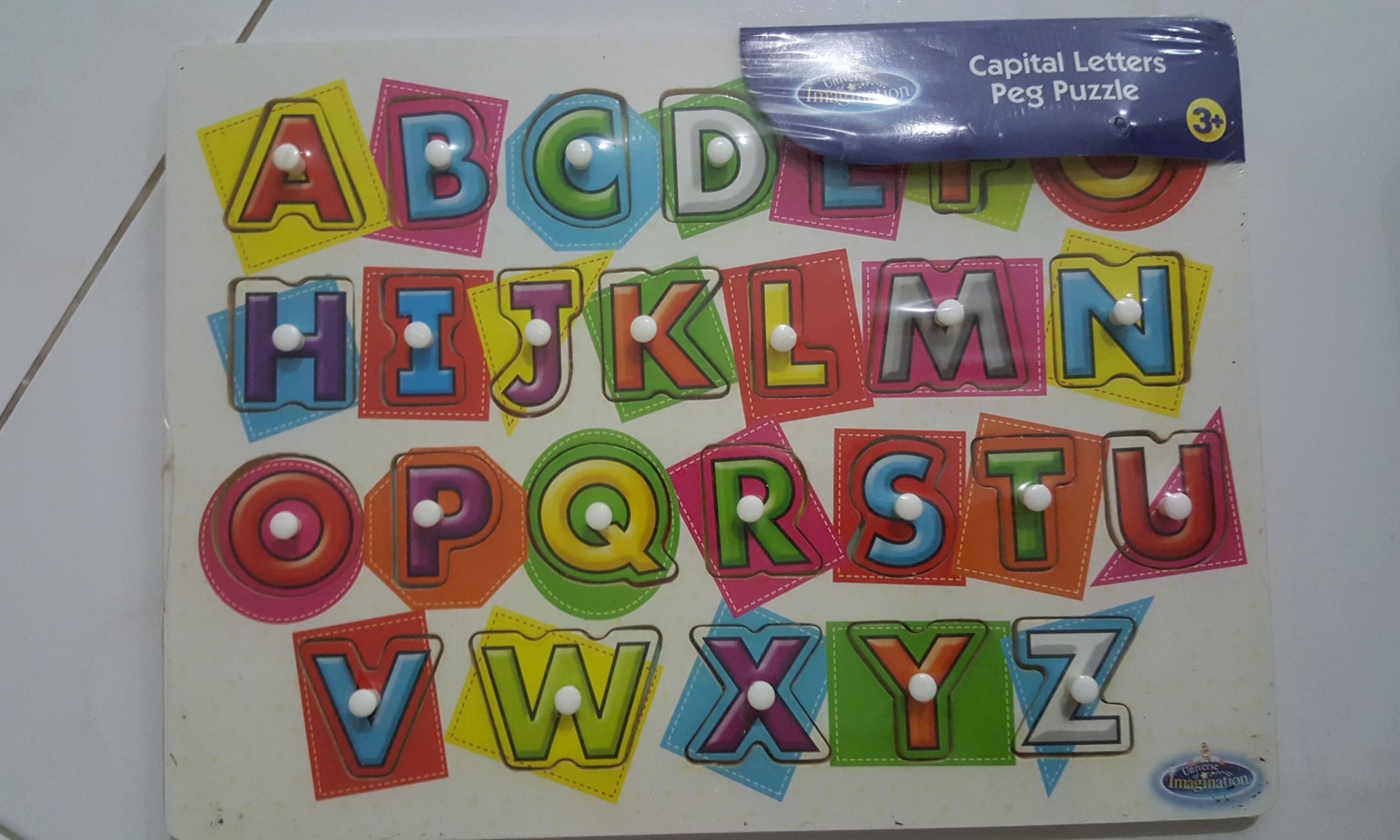 ABC alphabet Educational Jigsaw, Hobbies & Toys, Toys & Games on Carousell