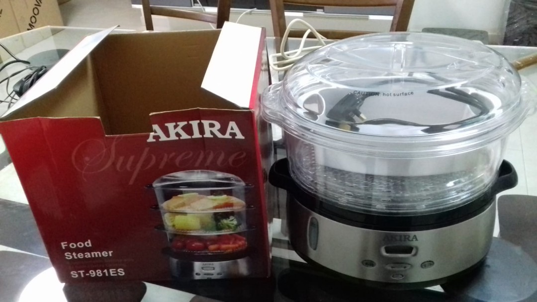 Akira Food Steamer, TV & Home Appliances, Kitchen Appliances, Cookers ...