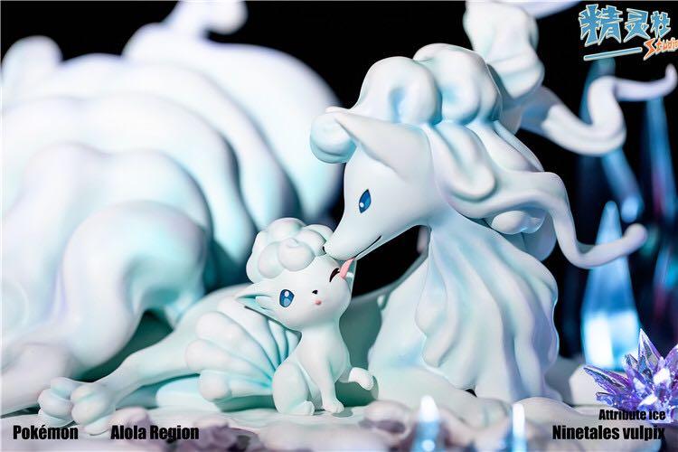 Alolan Ninetales & Alolan Vulpix, Hobbies & Toys, Toys & Games on Carousell