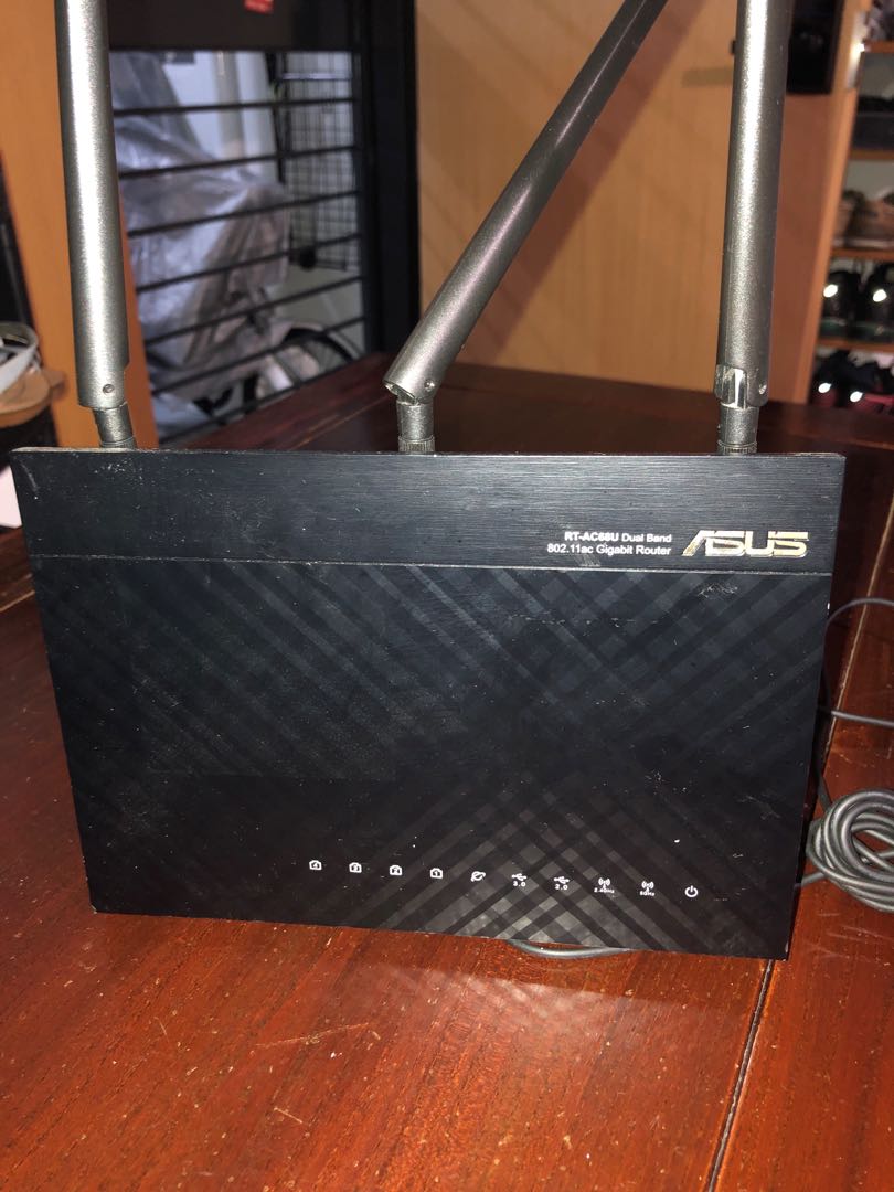 Asus RT-AC68U router, Computers & Tech, Parts & Accessories, Networking ...