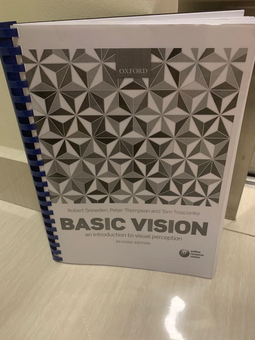 Basic vision: an introduction to visual perception, Hobbies & Toys ...