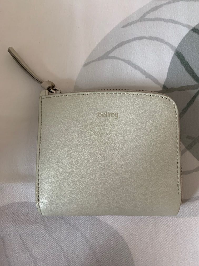 Bellroy Pocket Mini - Alabaster (Light Grey leather) Slim wallet ...