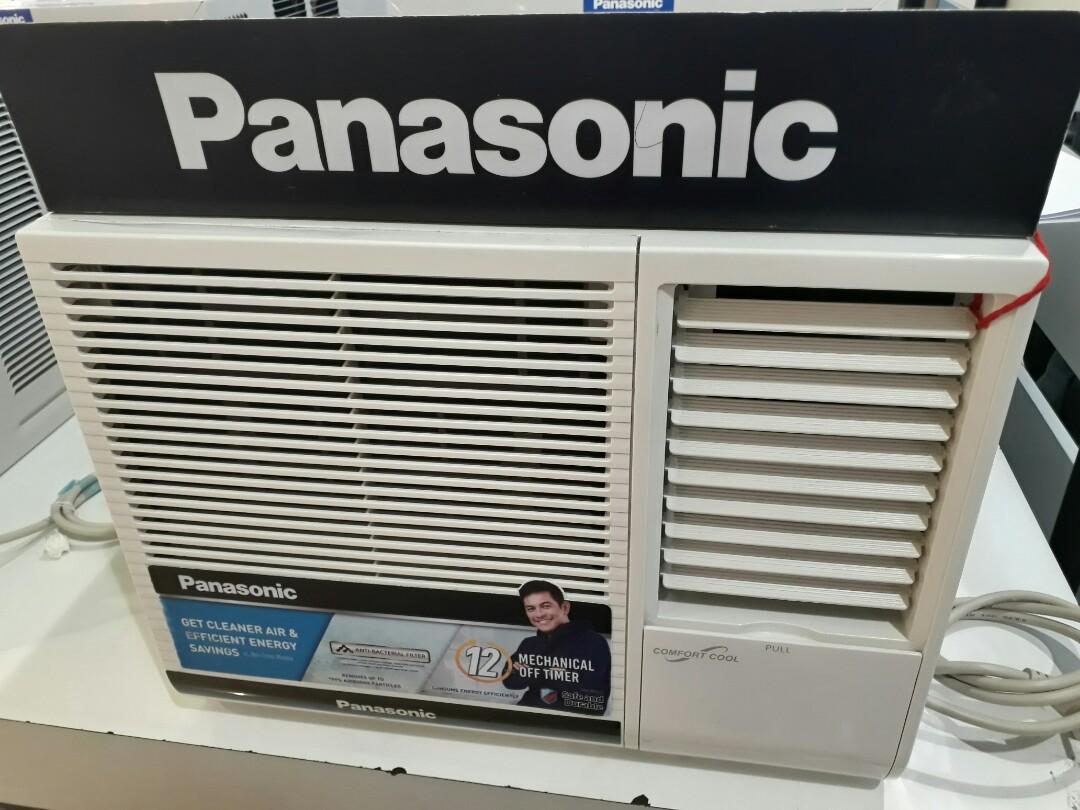 Panasonic Window Type Aircon Manual and Remote .5hp .6hp .8hp 1hp 1.5hp ...