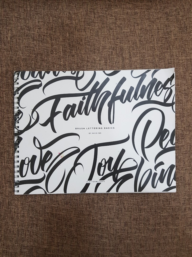Brush Lettering Basics by Nico Ng (Calligraphy), Hobbies & Toys, Books ...