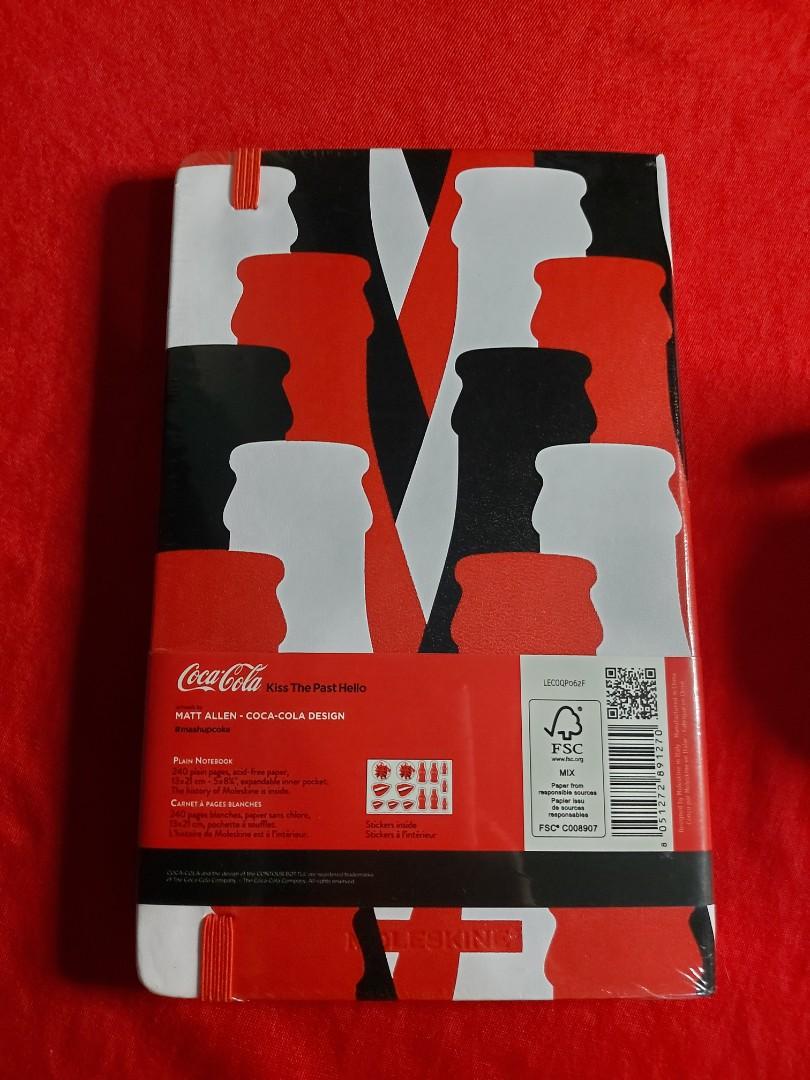 Coca-Cola Limited Edition Moleskine Notebook (Plain), Hobbies & Toys ...