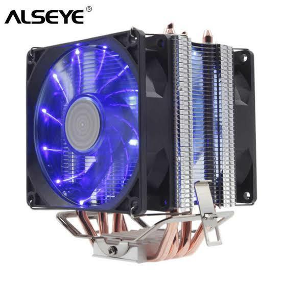 CoolMan CPU Dual Fan Blue LED Rings for AMD / INTEL, Computers & Tech ...