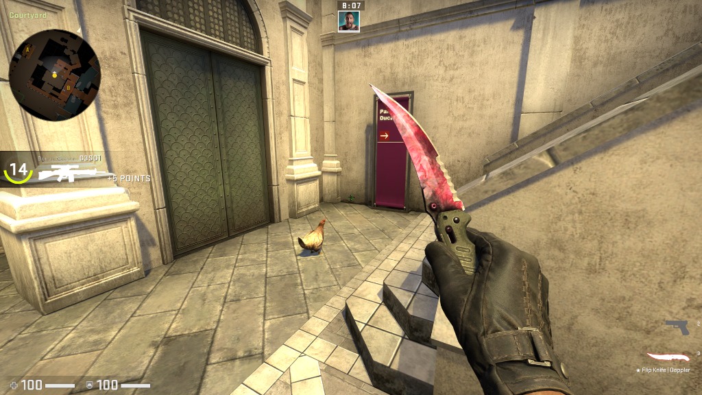 CSGO Flip Knife Doppler Pink Galaxy FN P2, Video Gaming, Gaming ...