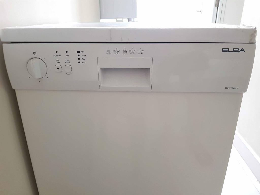 Elba EBDW 1251 A W Freestanding Dishwasher, TV & Home Appliances ...