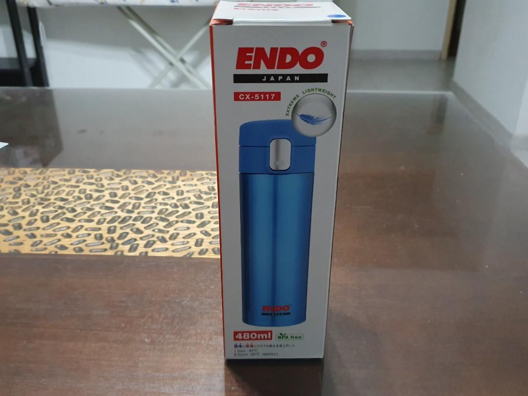 ENDO Japan Double Stainless Steel Vacuumised Bottle 480ml / CX-5117 ...