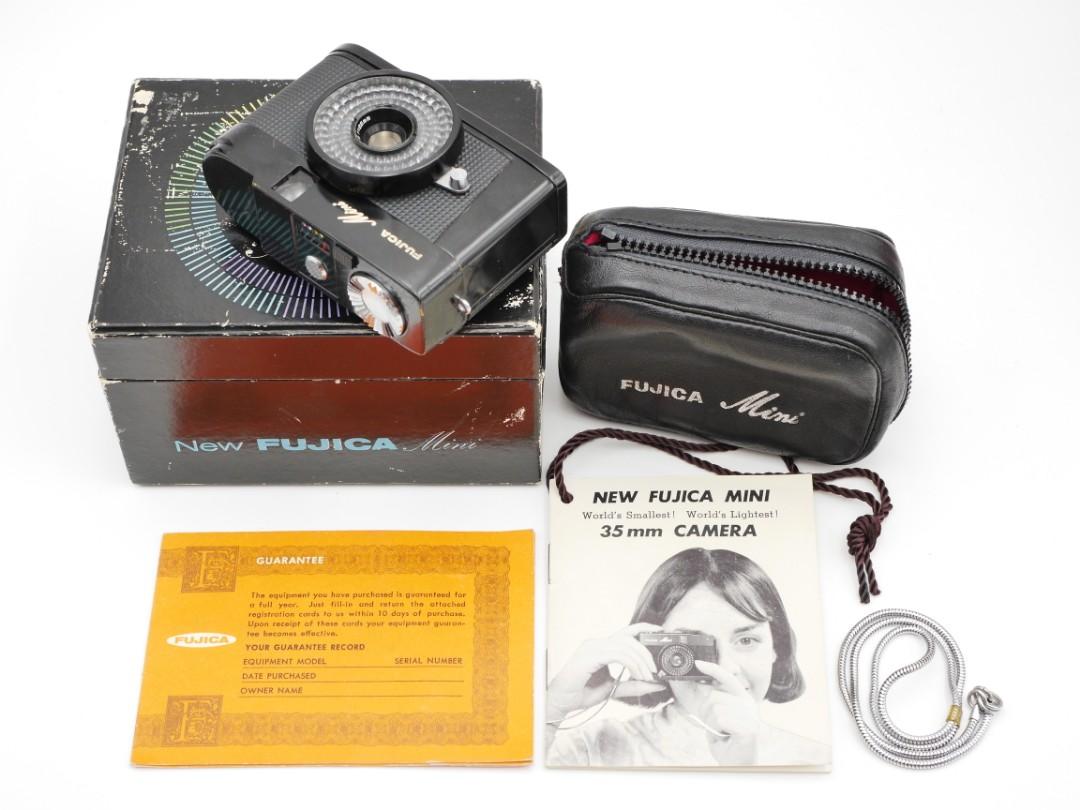 Fujica Mini Half Frame Full Box Set Smallest 35mm Film Camera ...