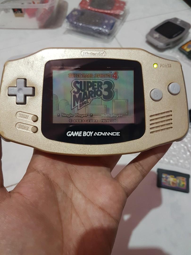 Gameboy Advance GOLD with 2 Bootleg Games (please read), Video Gaming ...