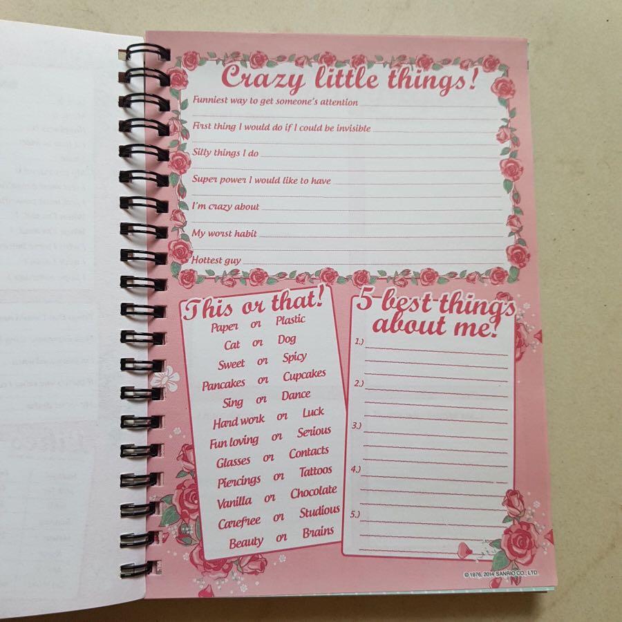 Hello Kitty Slambook Autograph, Hobbies & Toys, Books & Magazines ...