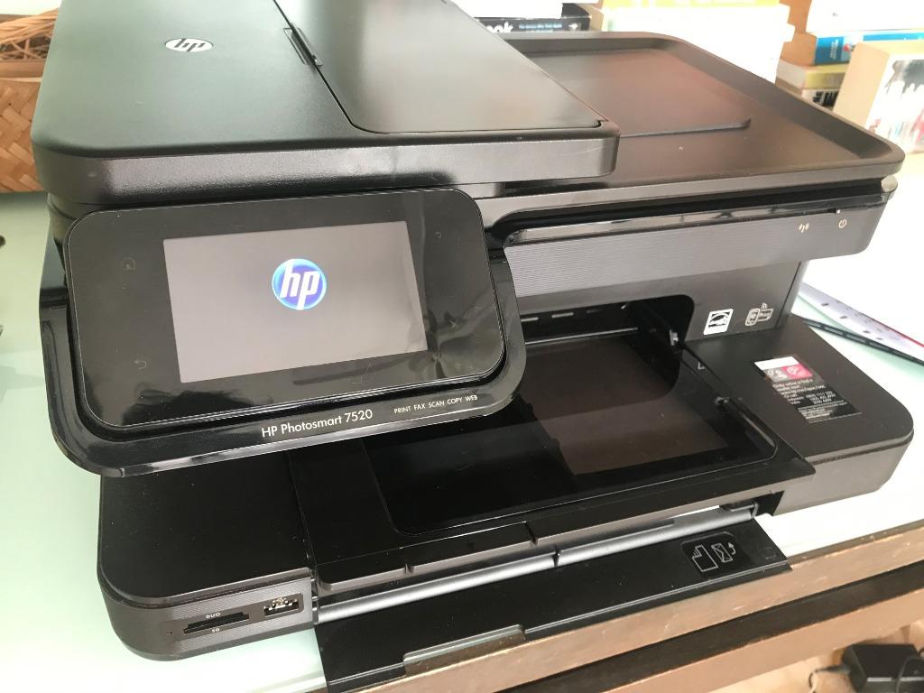 HP Photosmart 7520 Wireless Color Touch Screen e-All-in-One Printer ...