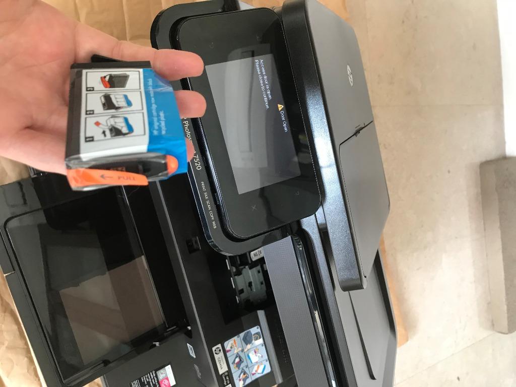 HP Photosmart 7520 Wireless Color Touch Screen e-All-in-One Printer ...