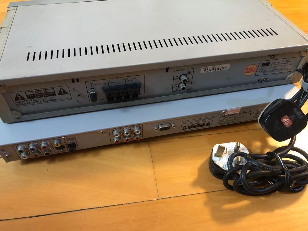 JBL 喇叭 + Tuner + dvd 機, 音響器材, Soundbar、揚聲器、藍牙喇叭、耳擴 - Carousell