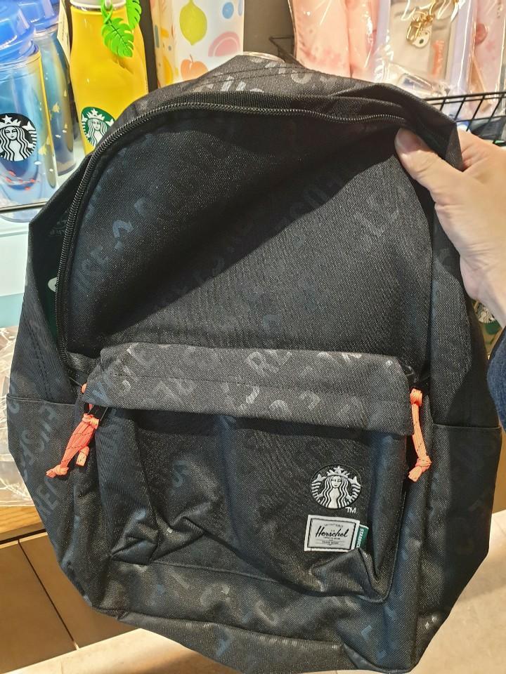 Korea Starbucks X Herschel Bagpack. Korea Version!!, Men's Fashion ...