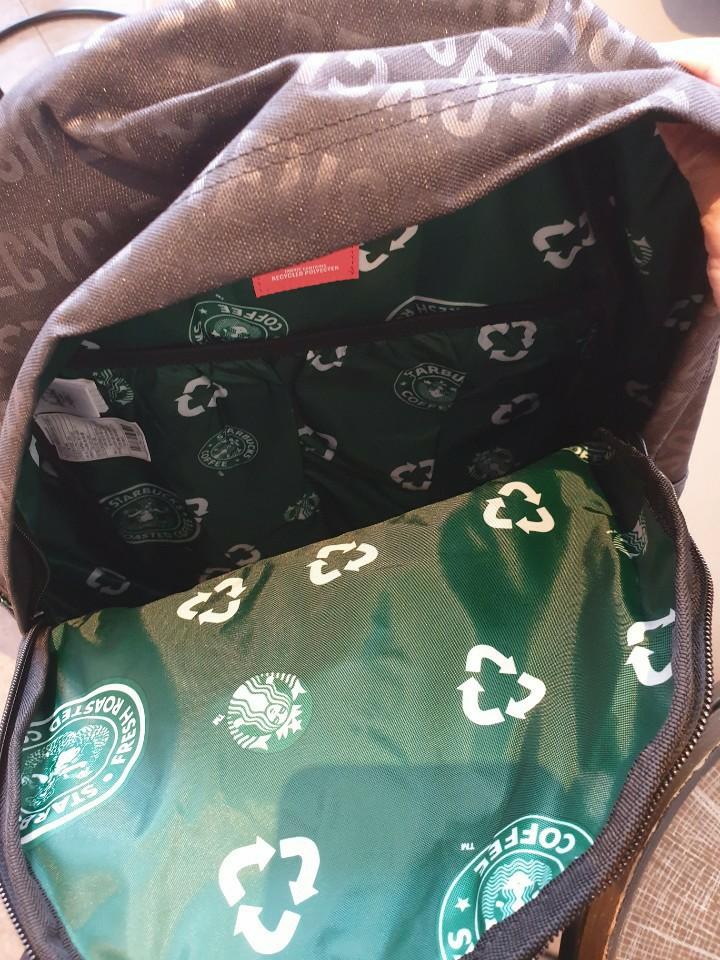 Korea Starbucks X Herschel Bagpack. Korea Version!!, Men's Fashion ...