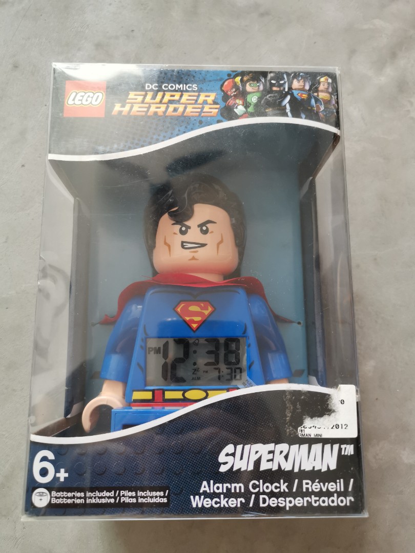 LEGO DC COMICS SUPER HERO ALARM CLOCK, Hobbies & Toys, Toys & Games on ...