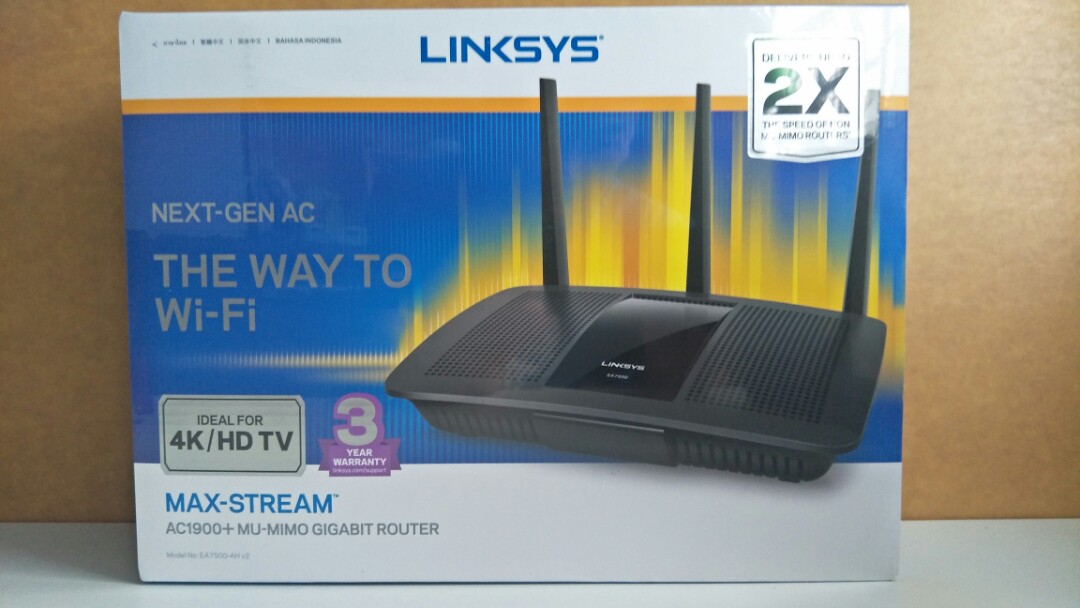 LINKSYS AC 1900, Computers & Tech, Parts & Accessories, Networking on ...