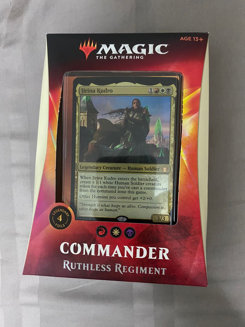 Magic: The Gathering Commander 2020 C20: Ruthless Regiment, Hobbies ...