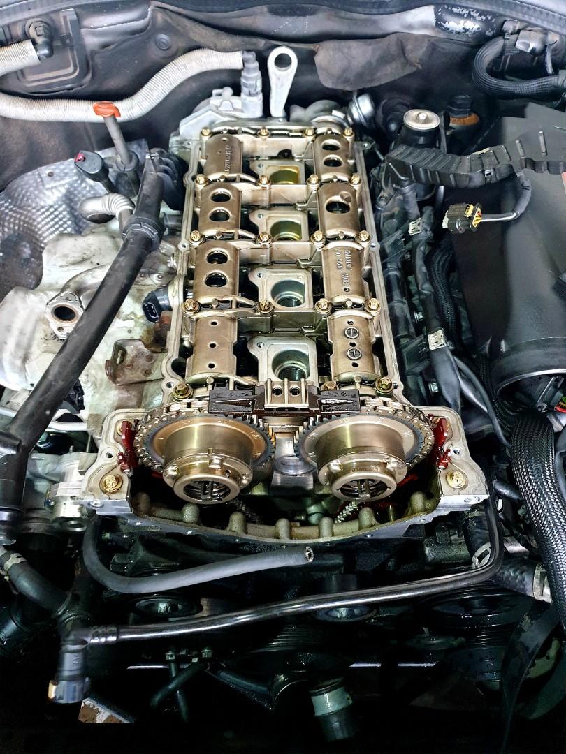 Mercedes E250 W212: Engine Valve Cover & Timing Cover "Gaskets ...