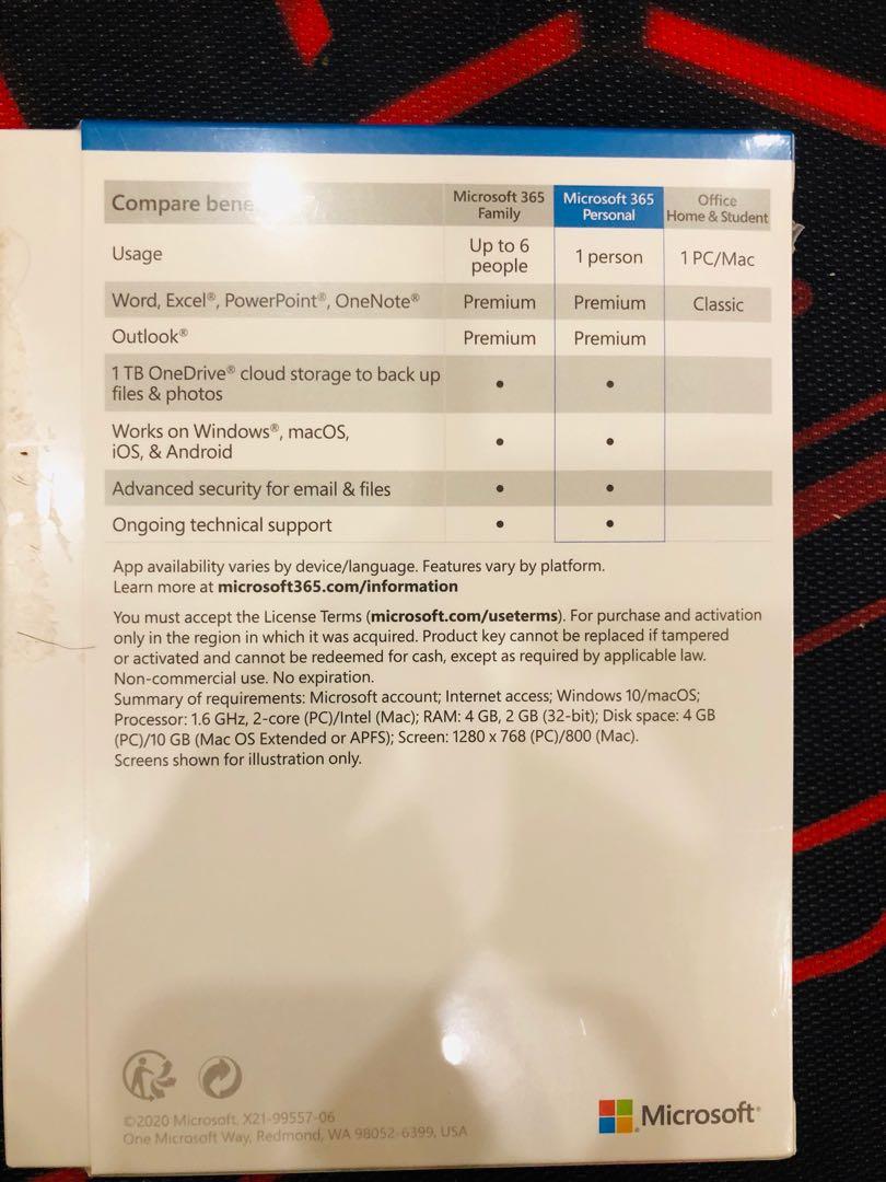 Microsoft 365/Office 365, Computers & Tech, Parts & Accessories, Software on Carousell