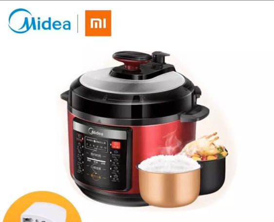 Midea Pressure Cooker Multi Cooking Function Dual Pot, TV & Home ...