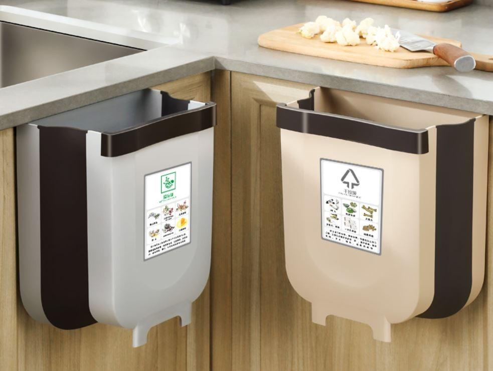 Modern Kitchen Dustbin Rubbish Portable Easy to use, Furniture & Home ...