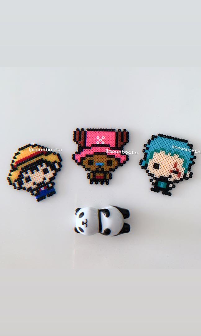 One piece tony tony chopper perler beads (small), Hobbies & Toys ...