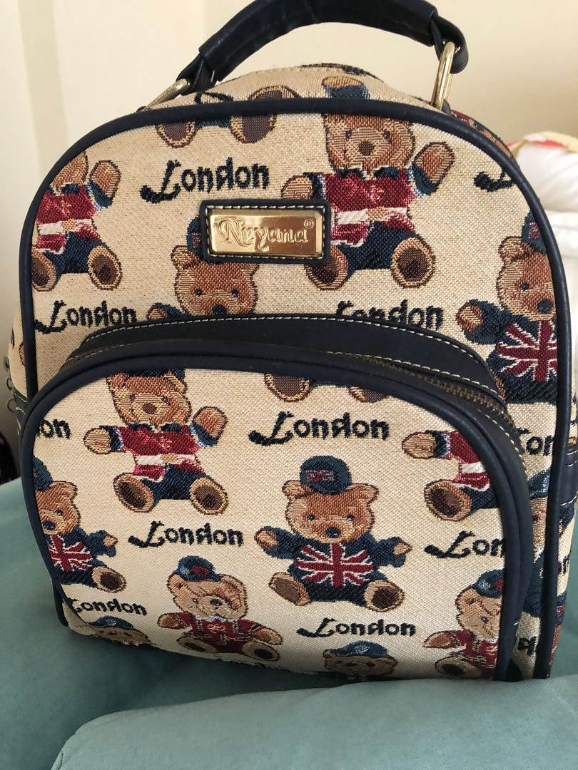 Original classic London Bear backpack, Women's Fashion, Bags & Wallets ...