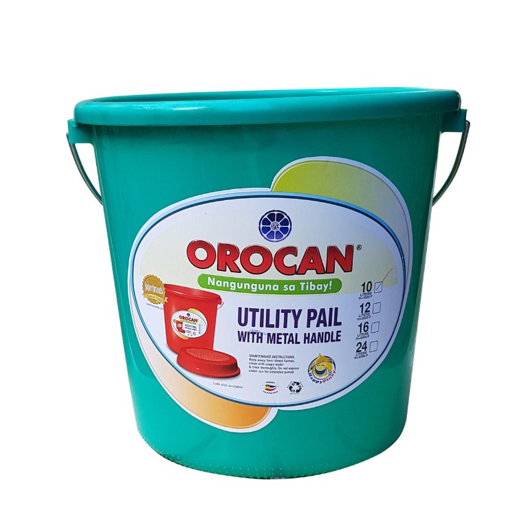 Orocan Utility Pail 10L (Balde), Furniture & Home Living, Cleaning ...