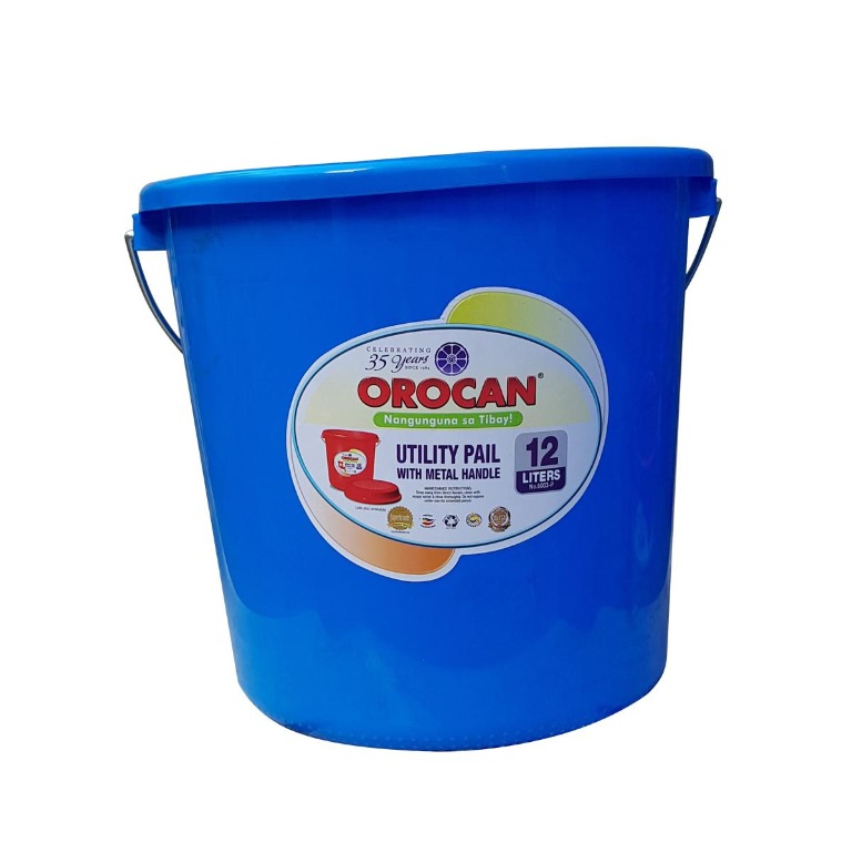 Orocan Utility Pail 12L (Balde), Furniture & Home Living, Cleaning ...