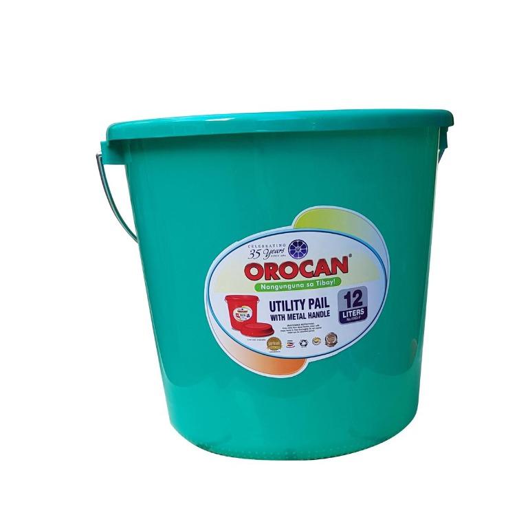 Orocan Utility Pail 12L (Balde), Furniture & Home Living, Cleaning ...