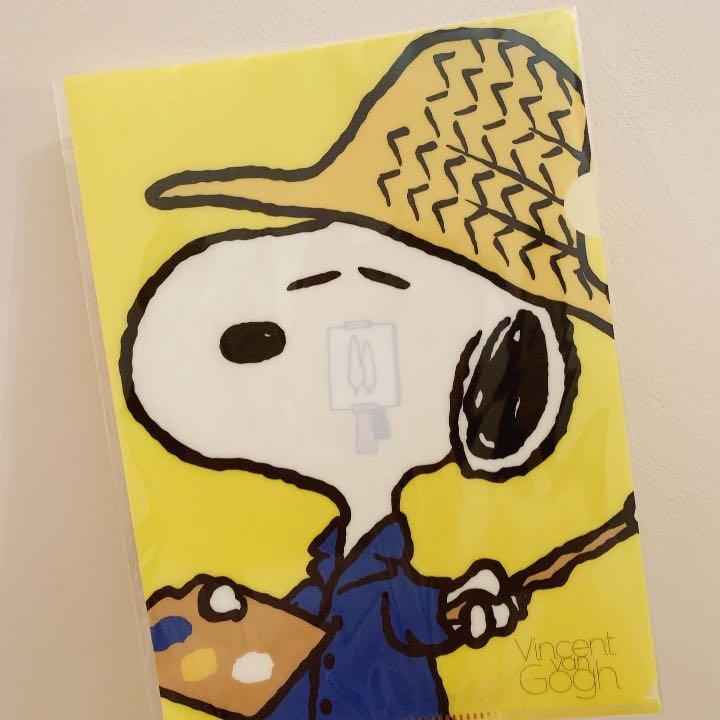 PEANUTS x Vincent van Gogh SNOOPY 梵谷展限定 A5 File, 興趣及遊戲, 手作＆自家設計, 文具 ...