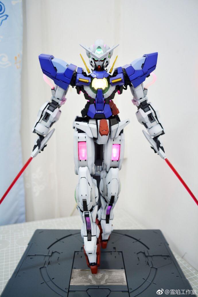 PG Exia Gundam Metal Sticker Decal for Stand Base 1/60, Hobbies & Toys ...