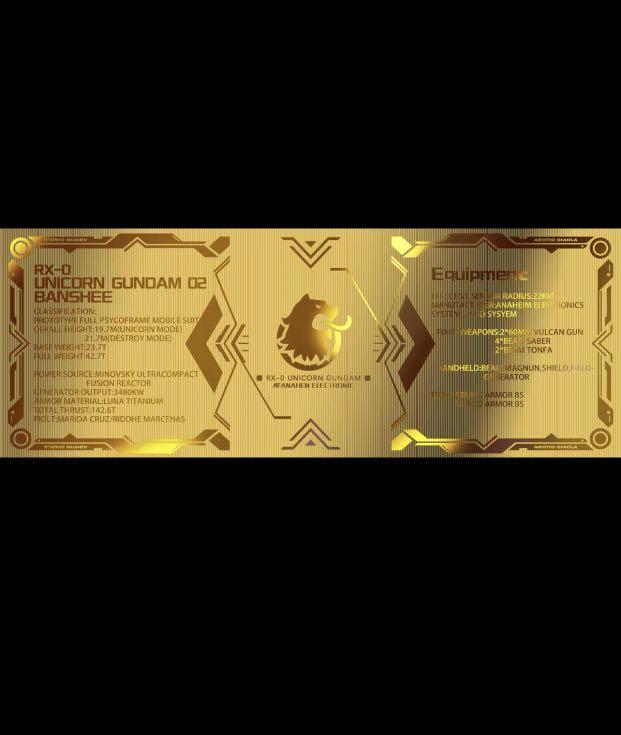 PG Exia Gundam Metal Sticker Decal for Stand Base 1/60, Hobbies & Toys ...