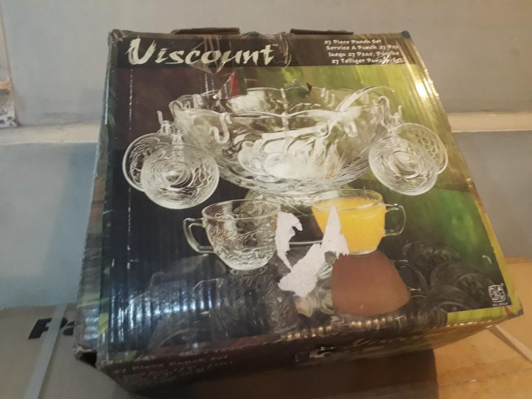 VISCOUNT 27 Pieces Punch Set, Food & Drinks, Packaged & Instant Food on ...