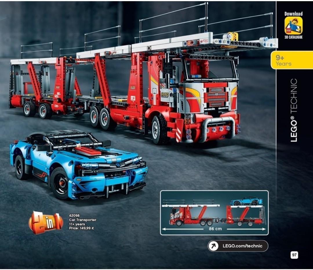 [Ready Stock] LEGO Technic 42098 Car Transporter, Hobbies & Toys, Toys ...