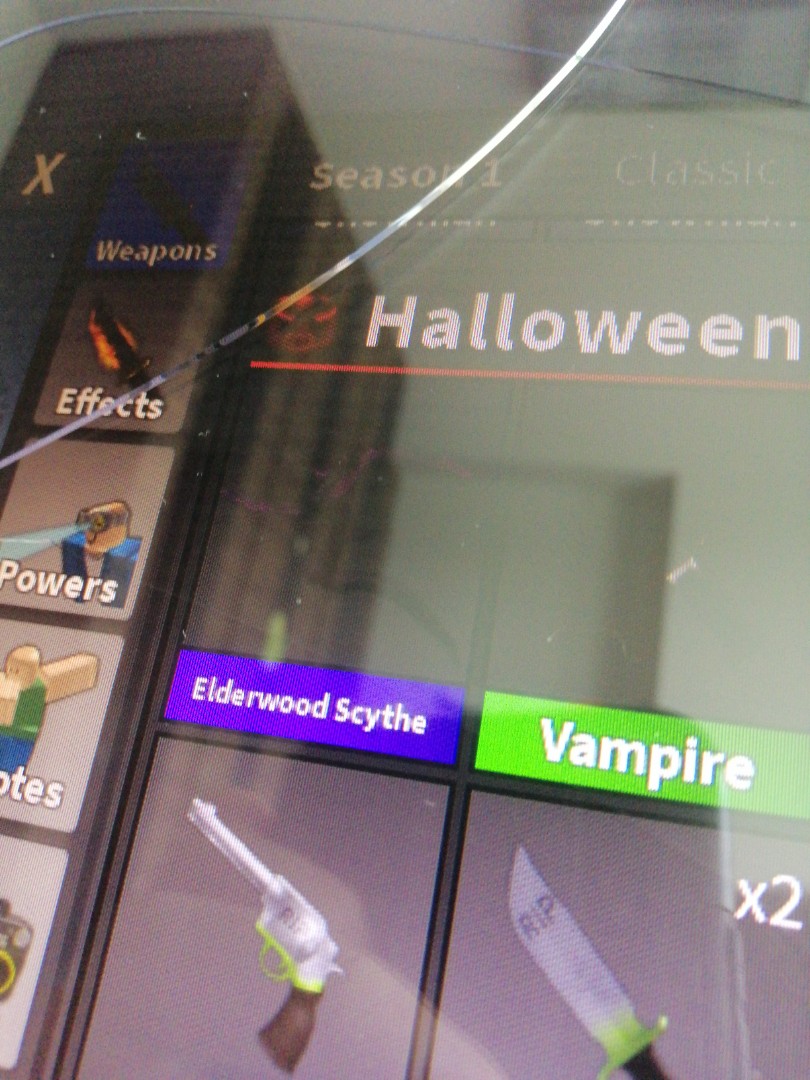 Roblox mm2 elder Wood scythe, Toys & Games, Video Gaming, Video Games ...