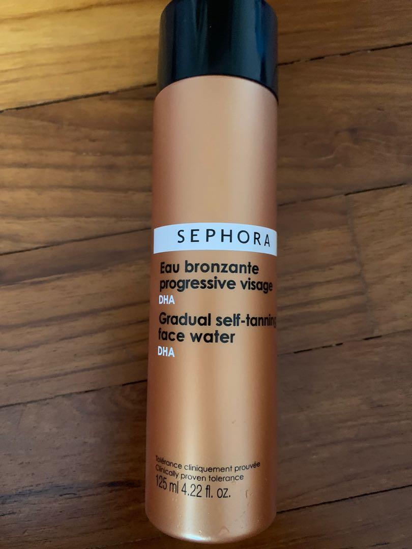 Sephora Gradual self tanning face water 125ml, Beauty & Personal Care ...