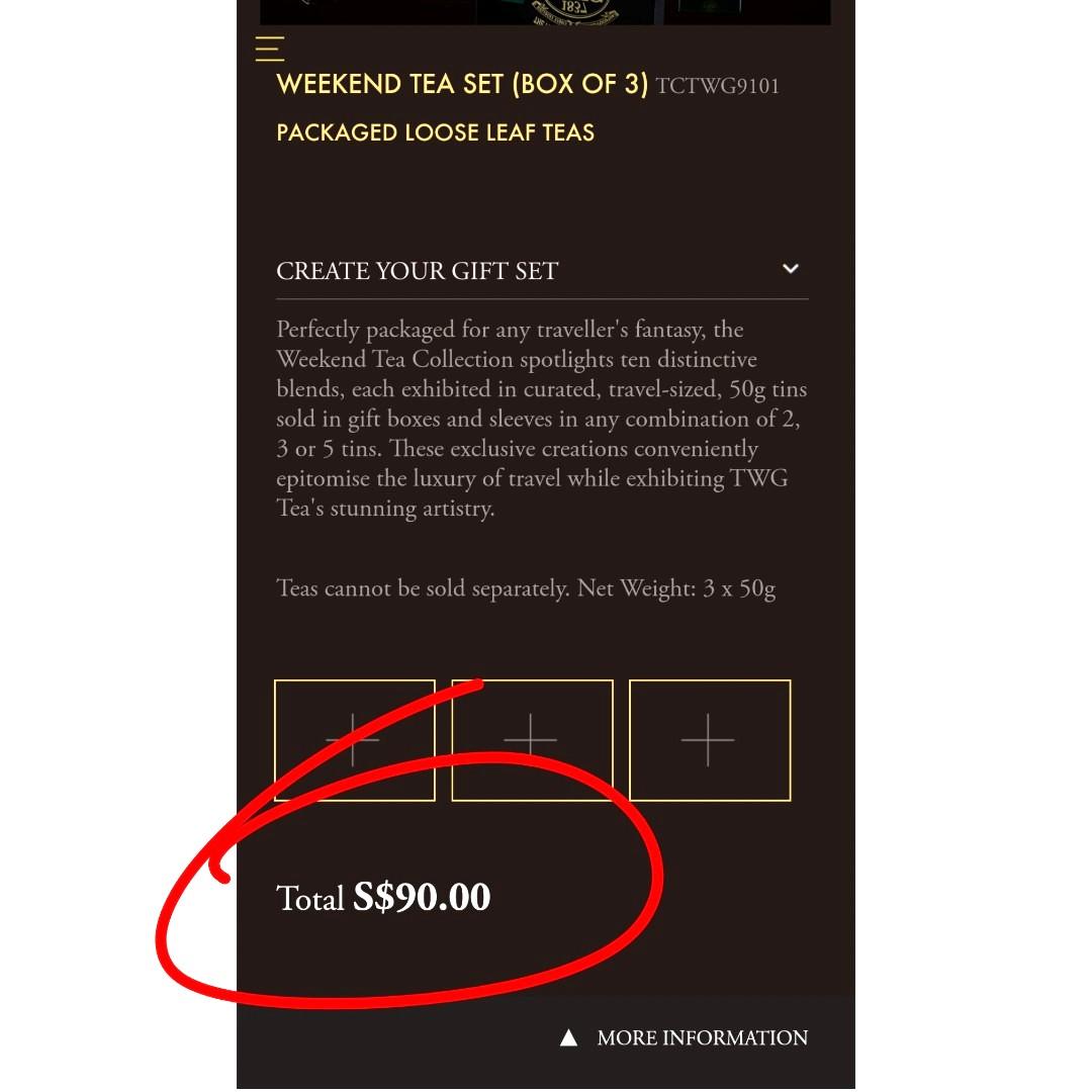 TWG Tea weekend tea gift set (box of 3) • Sky Lantern tea • Darjeeling ...