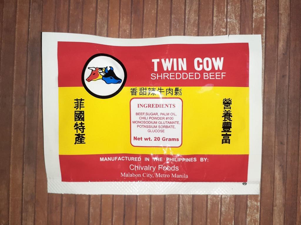 Twin Cow Dried Beef (Box of 10), Food & Drinks, Local Eats on Carousell