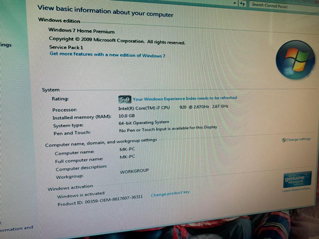 Used CPU specs as attached, Electronics, Computers, Desktops on Carousell