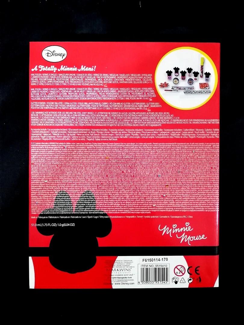 Disney Minnie Mouse Nail Art Set, Hobbies & Toys, Toys & Games on Carousell