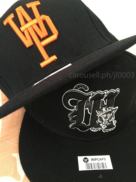 2 WIP CAPS (BRAND NEW + AUTHENTIC) 'WIPCATS' VARSITY + LOCK-UP 'GIANTS ...