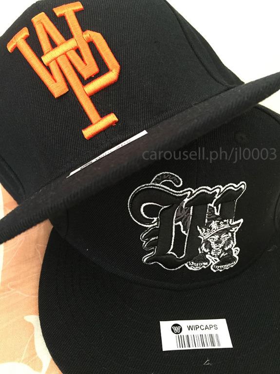 2 WIP CAPS (BRAND NEW + AUTHENTIC) 'WIPCATS' VARSITY + LOCK-UP 'GIANTS ...