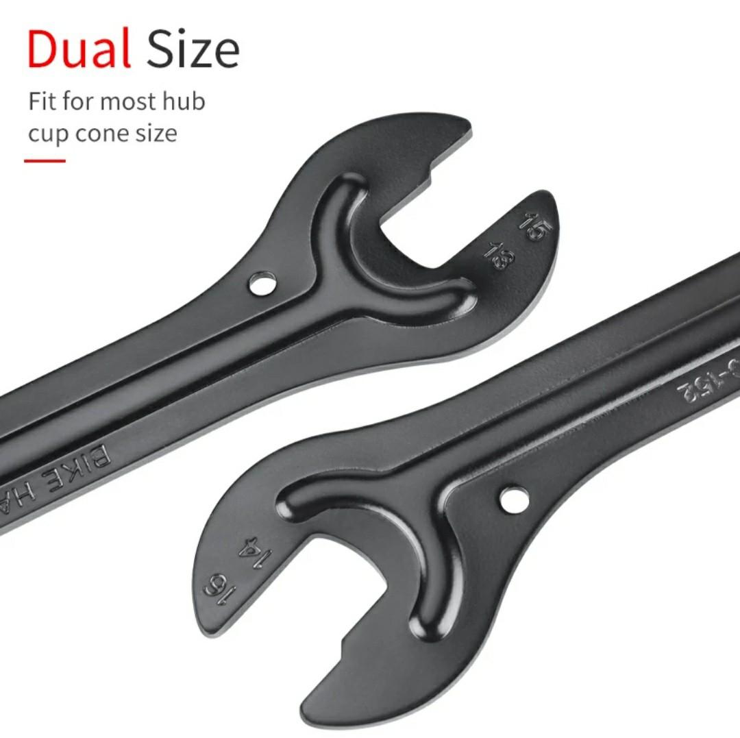 **Wrench Hub Cone Spanner 13/14/15/16mm Double Ends Dual Sizes Bike ...