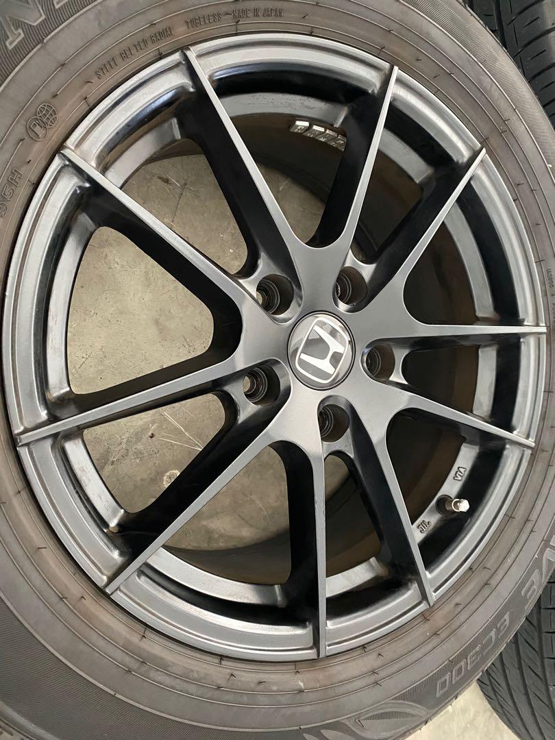 16” Sports Rim with tyre, Car Accessories, Tyres & Rims on Carousell