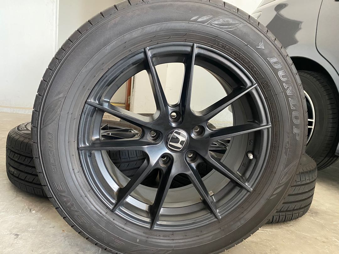 16” Sports Rim with tyre, Car Accessories, Tyres & Rims on Carousell